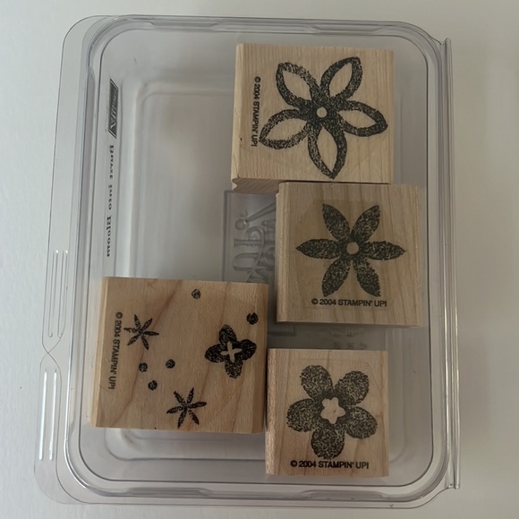 Stampin' Up! | Office | Stampin Up Burst Into Bloom Stamp Set | Poshmark